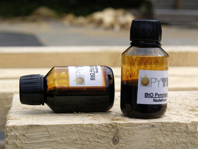 Ölquelle Holz - Das Flash-Pyrolyse-Verfahren - DBU